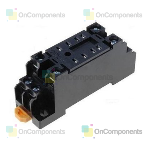 PYF08 8PIN BASE OMRON RELAY SOCKET - Oncomponents